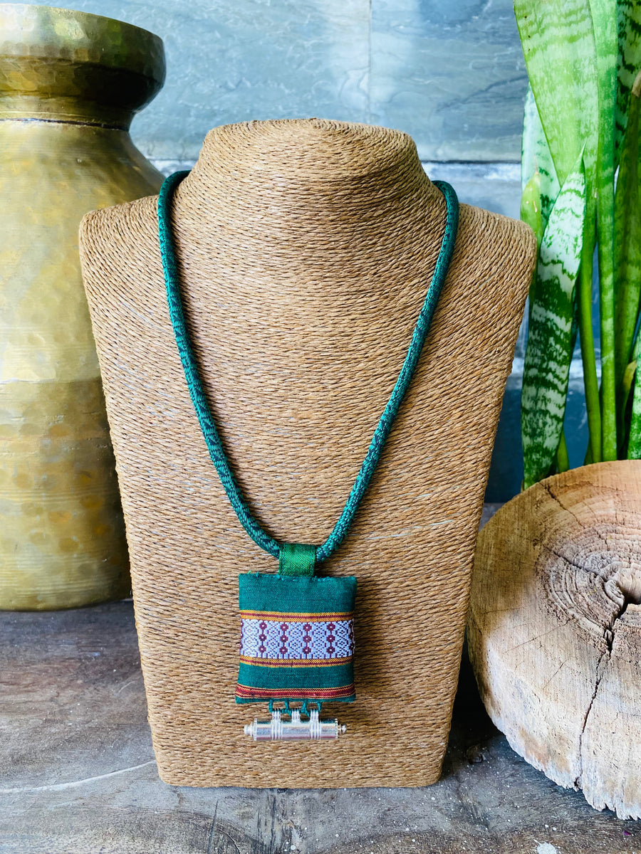 Potli Tawiz Hasiru (Silver) Necklace – KaleNele